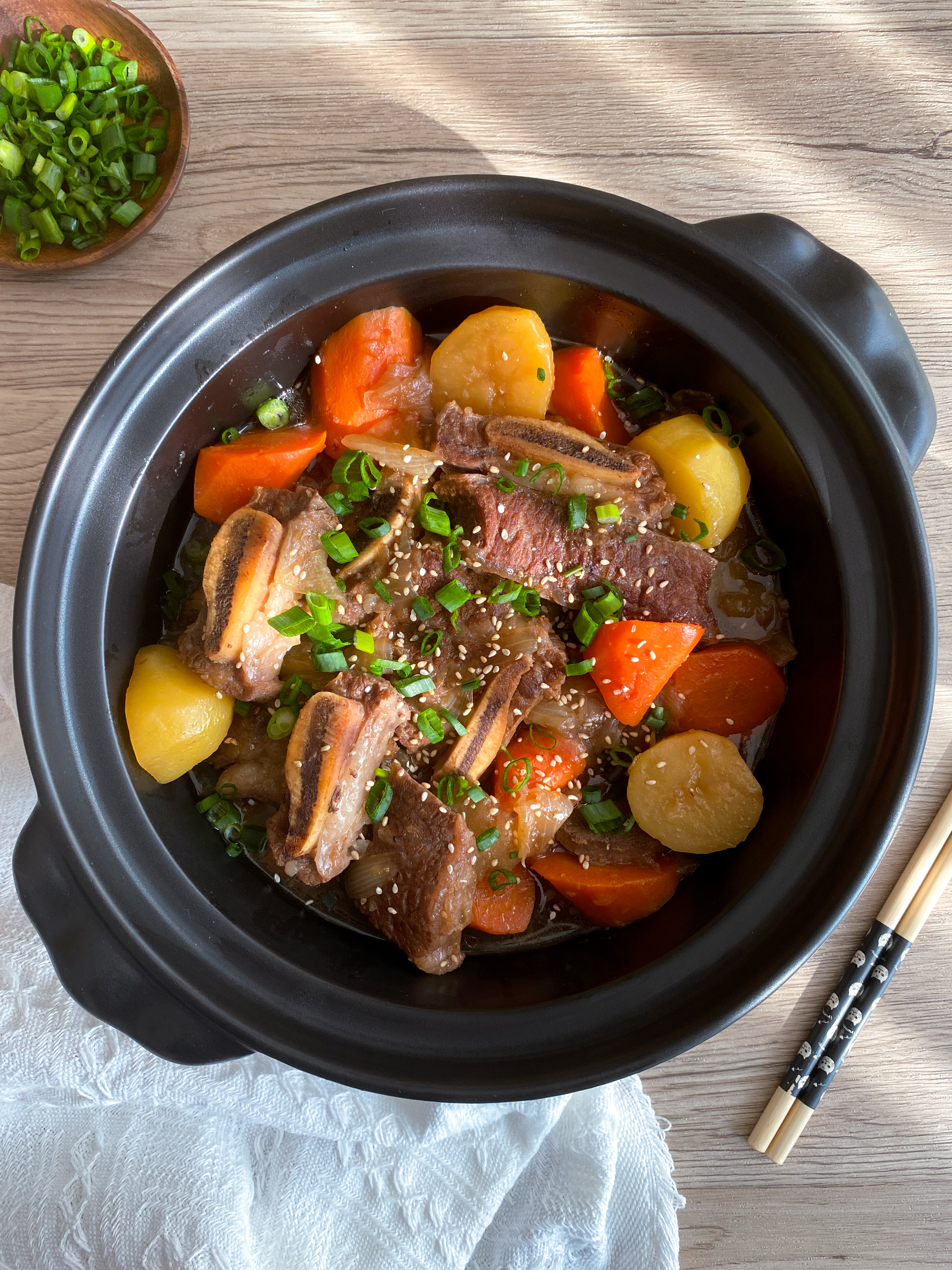 Easy Korean Galbi Jjim - HomeCookJournal